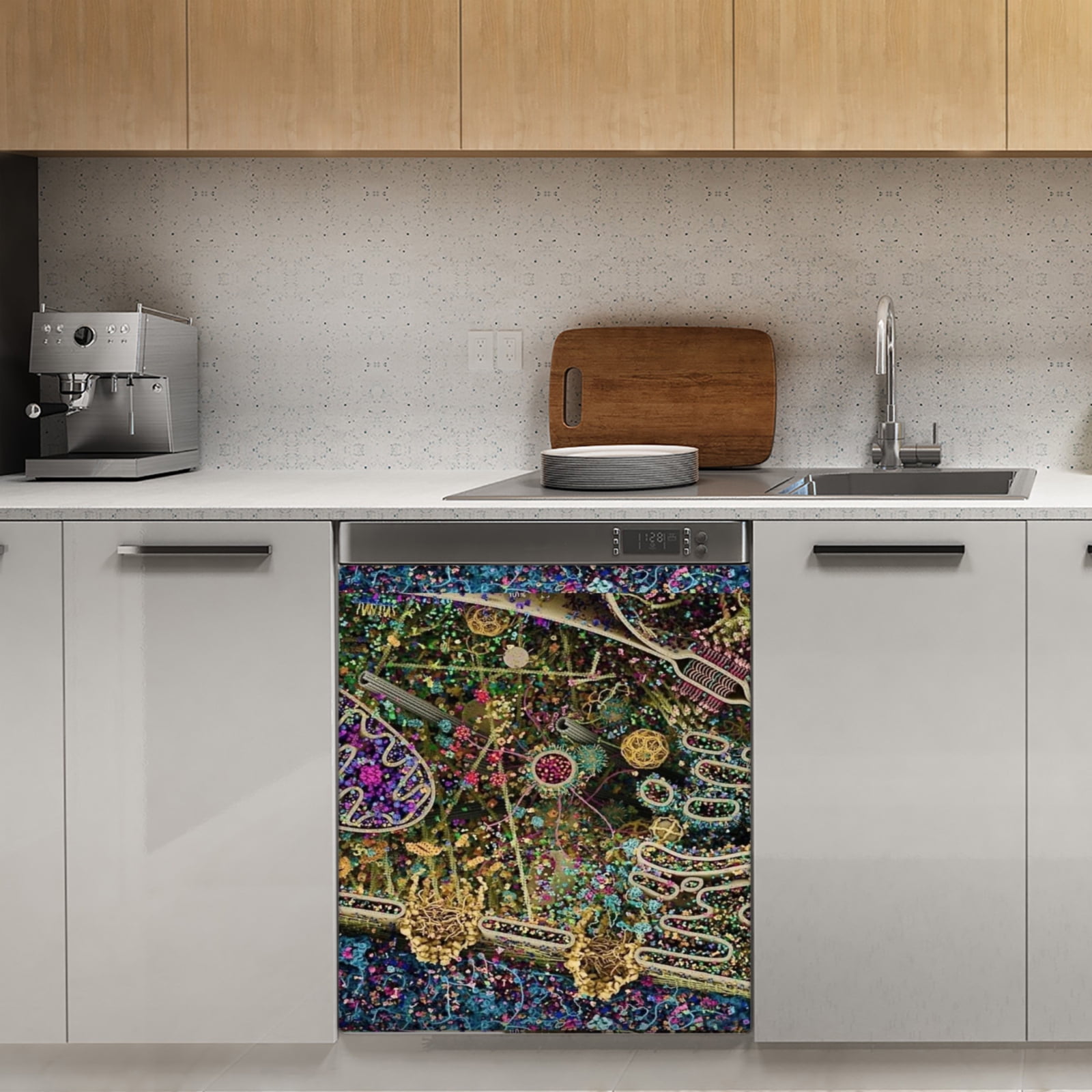 Microscopic organisms cell structure cell Dishwasher Magnet Cover ...