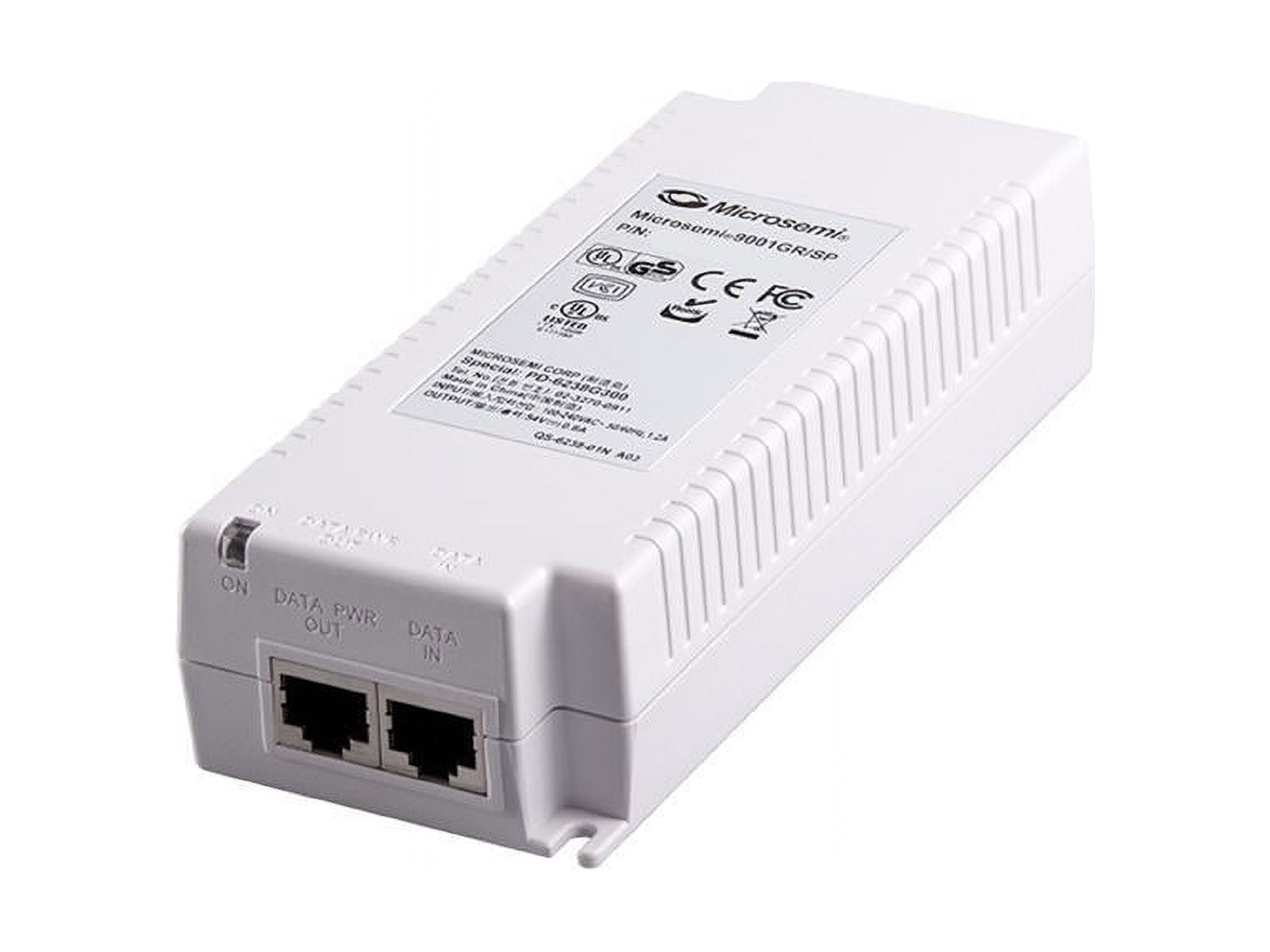 Microsemi PD-9001GR/SP/AC-US 30W 1-port Injector with Surge Protection ...