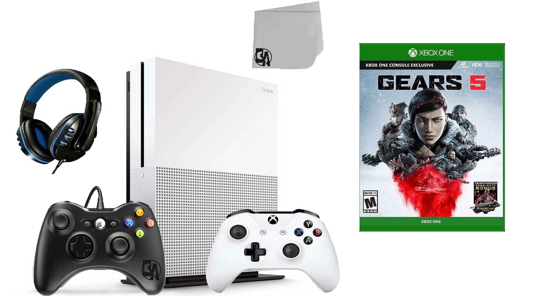 Pre-Owned Microsoft 234-00051 Xbox One S White 1TB Gaming Console with ...