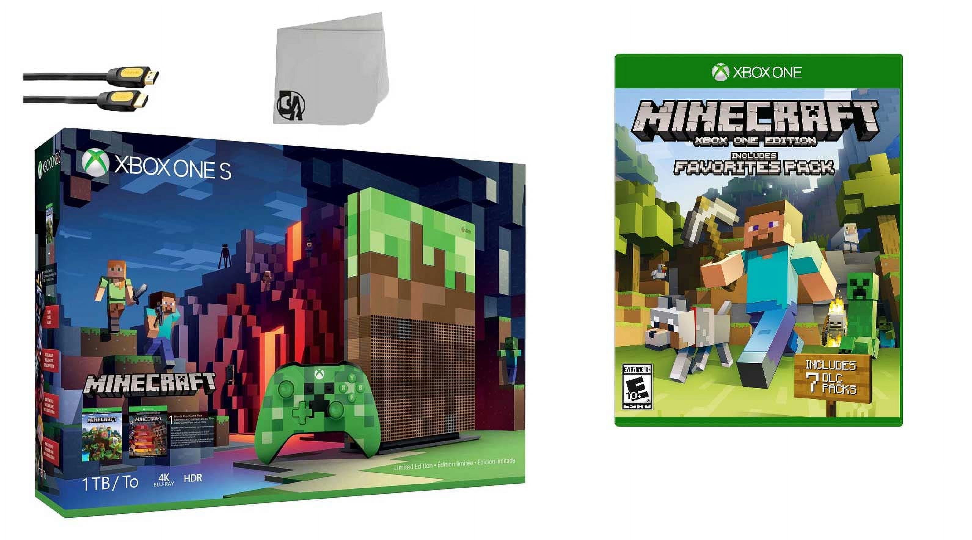 Microsoft 23C-00001 Xbox One S Minecraft Limited Edition 1TB Gaming ...