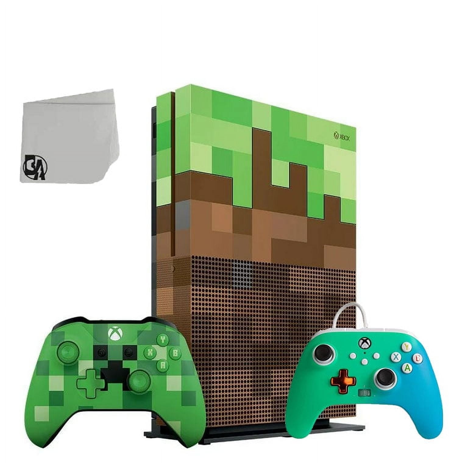 Pre-Owned Microsoft 23C-00001 Xbox One S Minecraft Limited Edition 1TB ...