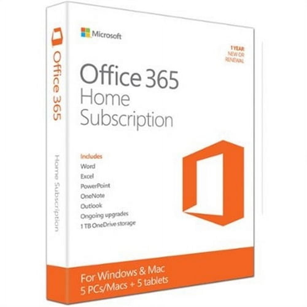 Microsoft 365 Family - Subscription license (1 year) - up to 6 people ...
