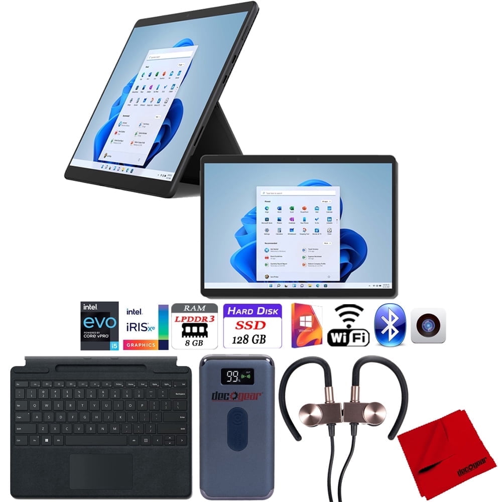"Microsoft Surface Pro 8 13"" Touch Intel Laptop- Bundle with Deco Gear ...
