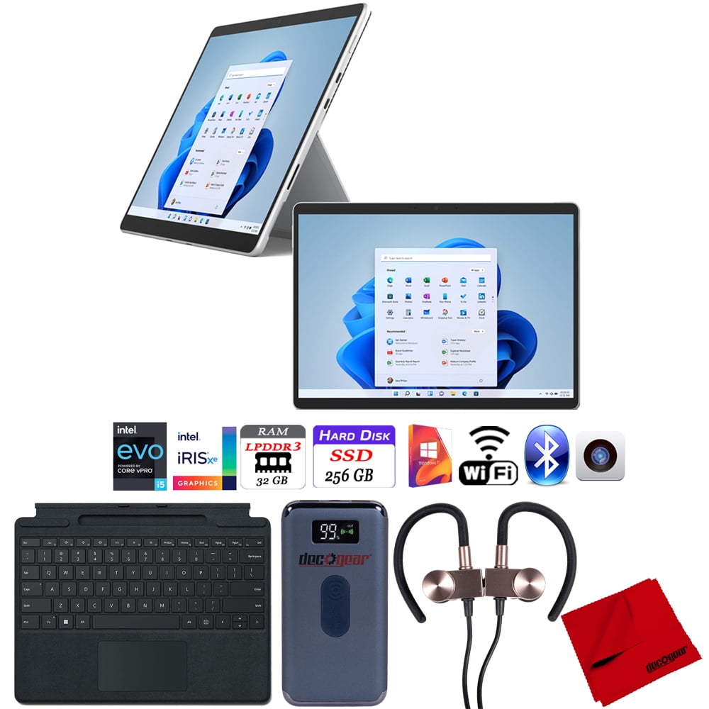 Microsoft 8PT-00001 Surface Pro 8 13" Touchscreen 16GB/256GB Intel i5 ...