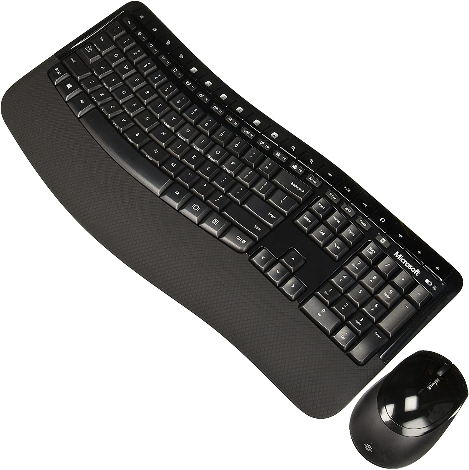 Restored Microsoft Comfort Desktop 5050 Ergonomic Wireless Keyboard ...