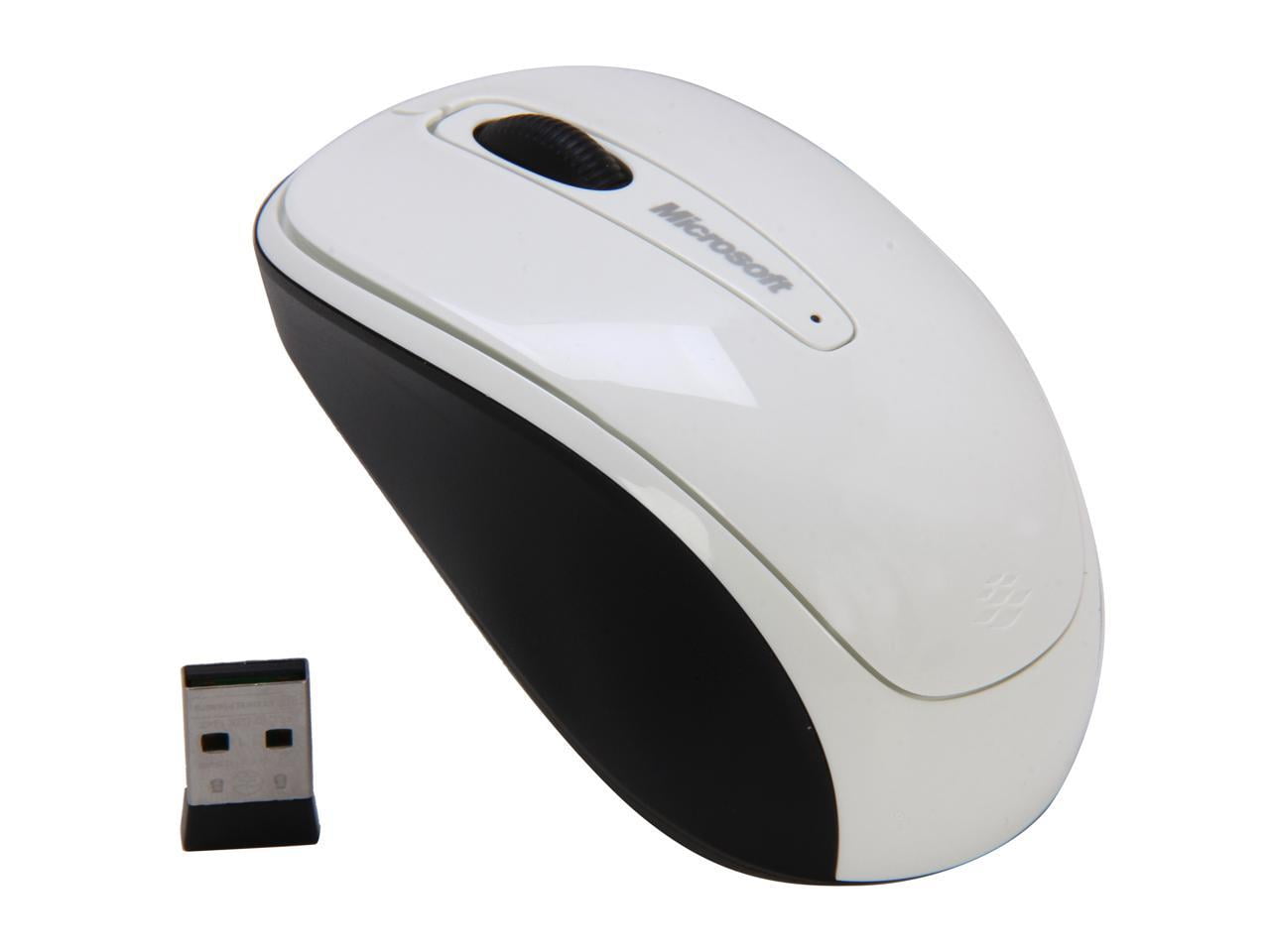 Microsoft GMF-00176 White Wireless Mobile 3500 Mouse - BlueTrack ...