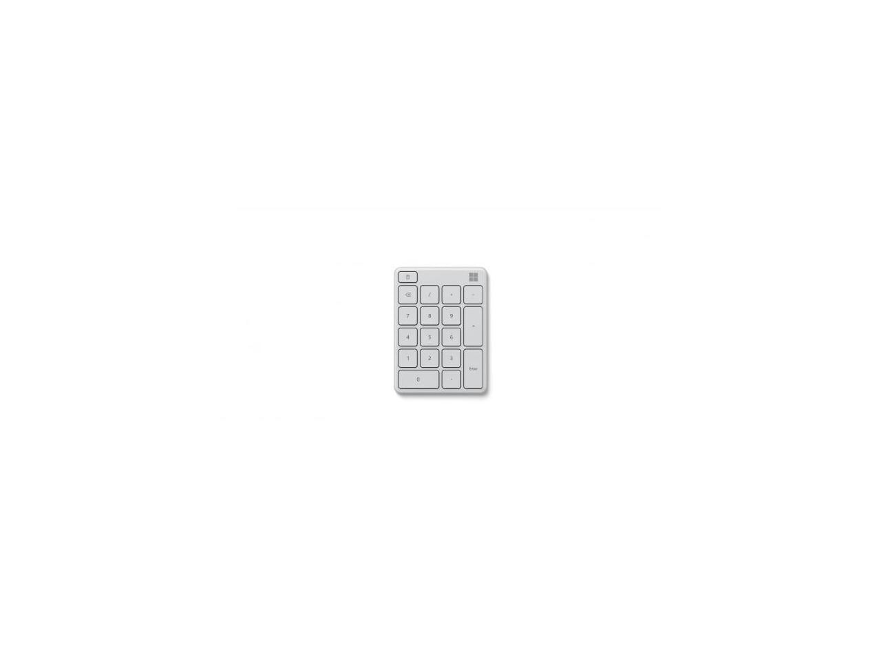 Microsoft Number Pad - Keypad - wireless - Bluetooth 5.0 - glacier ...