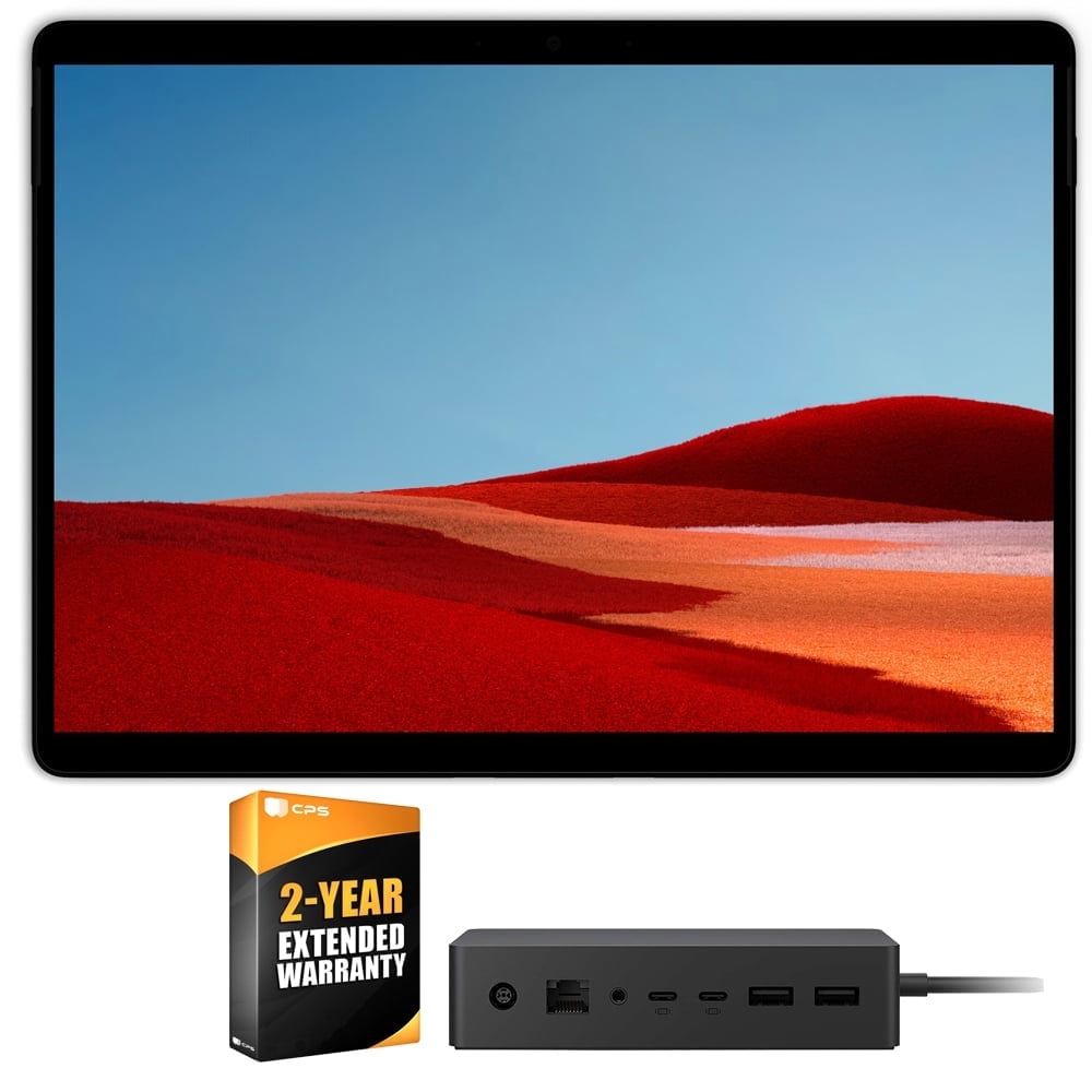 Microsoft MJX-00001 Surface Pro X 13" Touch Tablet SQ1 8GB/128GB, Black ...