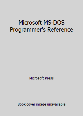 Pre-Owned Microsoft MS-DOS Programmer's Reference (Paperback) 1556153295 9781556153297 - Walmart.com