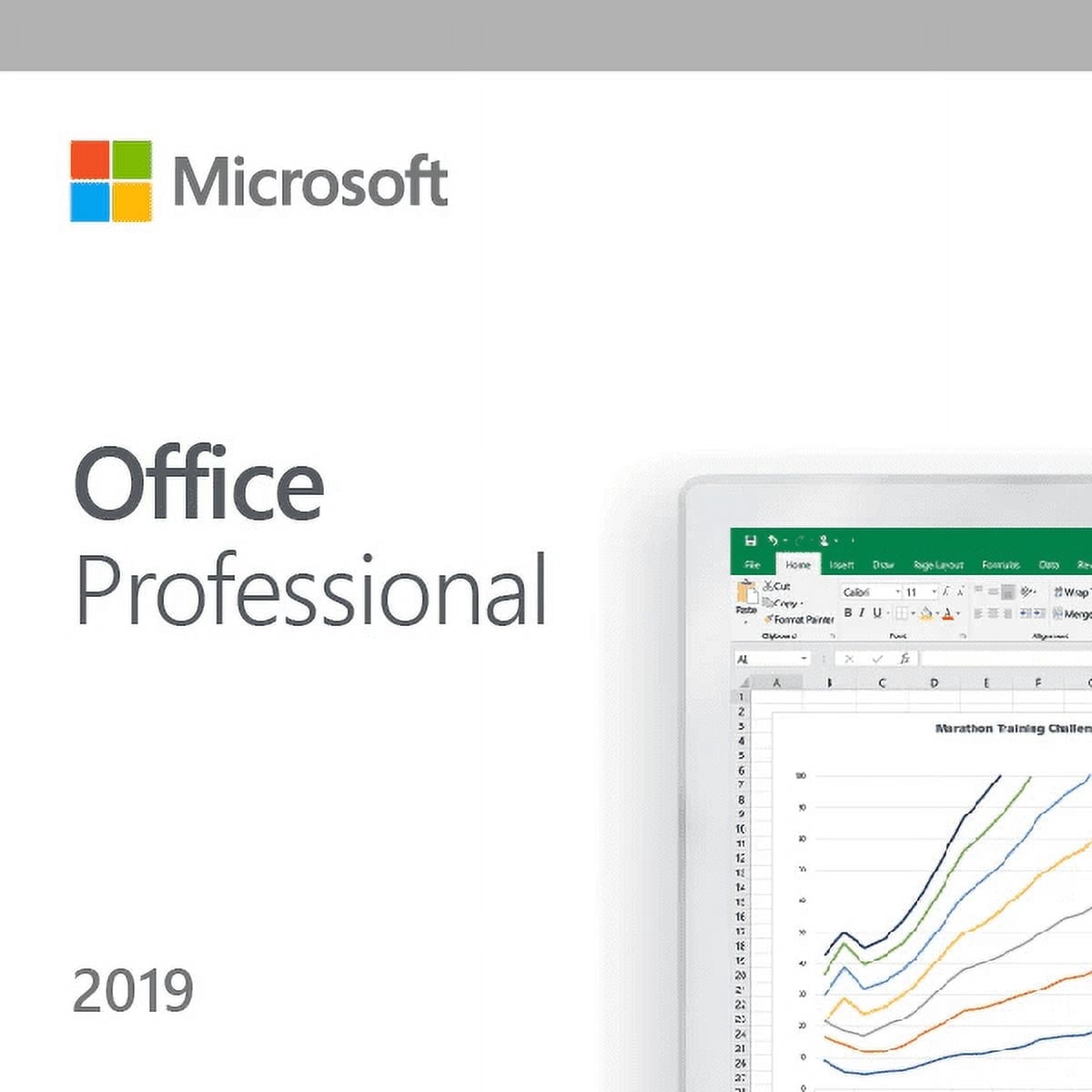 Microsoft Office 2019 Pro Plus, 64-Bit DVD, Word, Excel, PowerPoint ...
