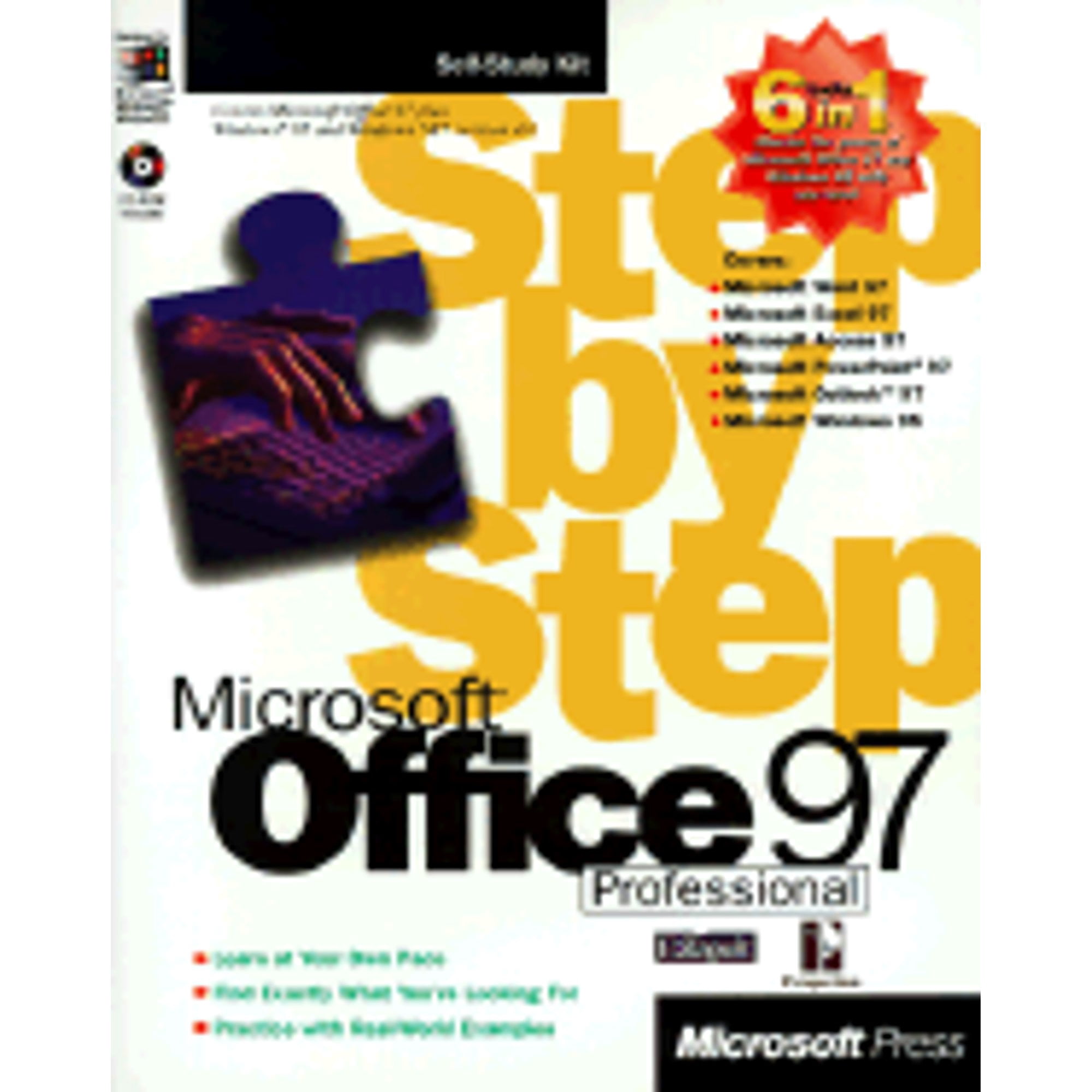 Pre-Owned Microsoft Office 97 Professional 6-In-1 (Step by Step Series ...