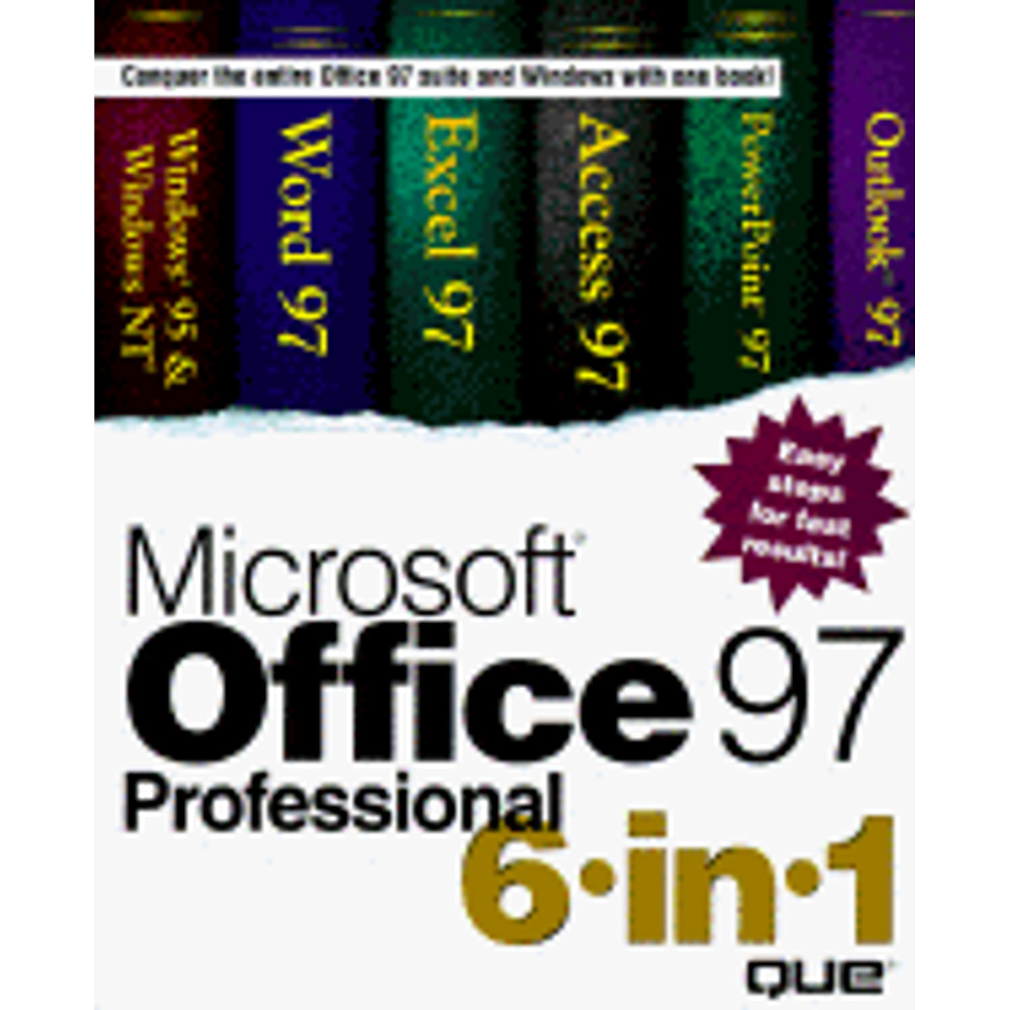 Pre-Owned Microsoft Office 97 Professional 6 in 1 - Walmart.com