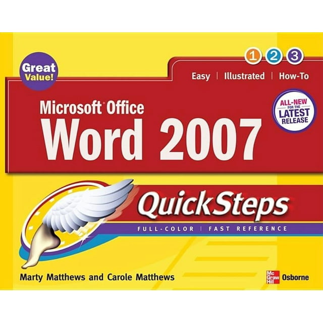 Microsoft Office Word 2007 Quicksteps - Walmart.com