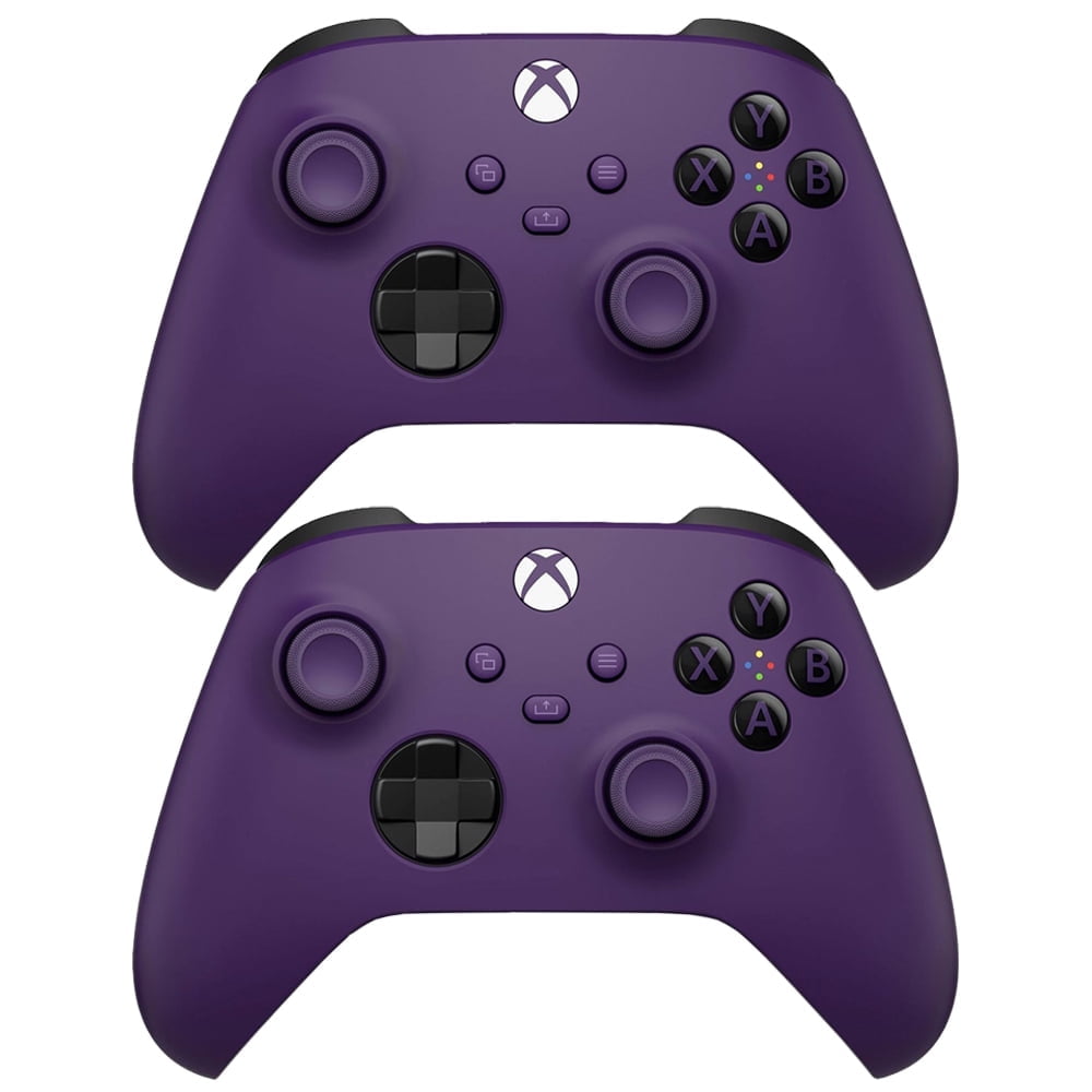 Microsoft QAU-00068 Xbox Wireless Controller Astral Purple 2 Pack - Walmart.com