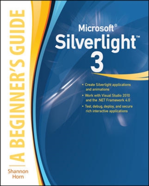 Pre-Owned Microsoft Silverlight 3: a Beginner's Guide 9780071590433 / - Walmart.com
