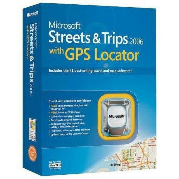 Microsoft Streets & Trips 2006 with GPS Locator, Complete Product, 1 PC ...