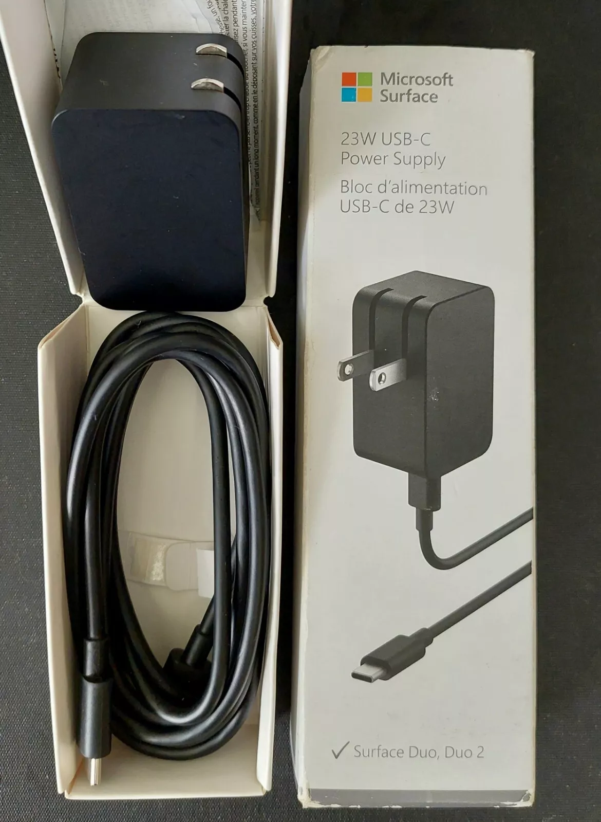 Pre-Owned Microsoft Surface 23W USB-C Power Supply - Walmart.com