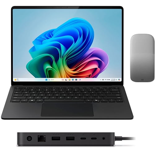 Microsoft Surface Copilot+ PC + Arc Mouse + Surface Thunderbolt 4 Dock ...