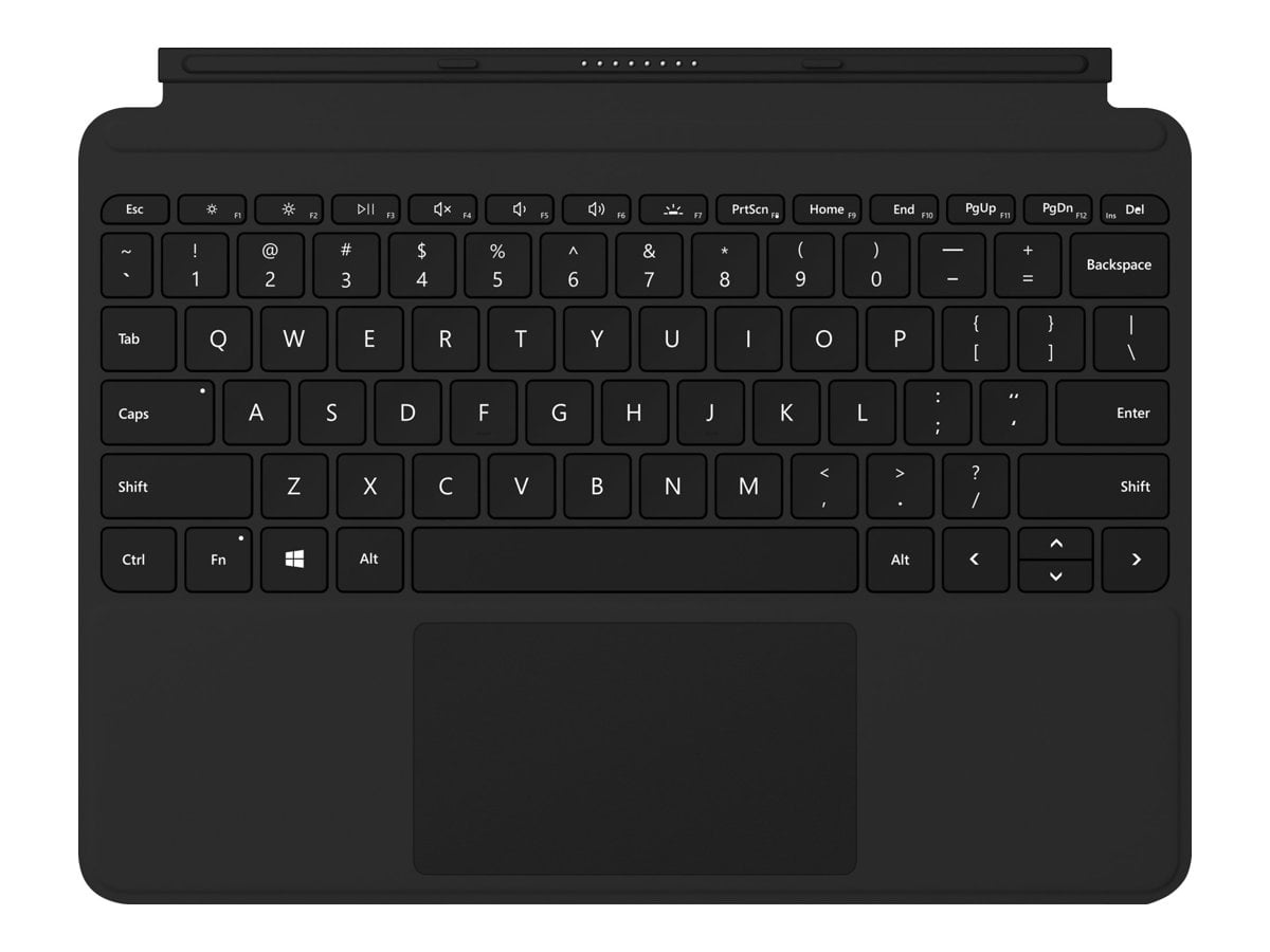 Microsoft Surface Go Type Cover Black KCN-00001 - Walmart.com