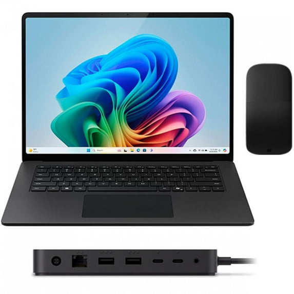 Microsoft Surface Laptop Copilot+ PC + Arc Mouse + Surface Thunderbolt ...