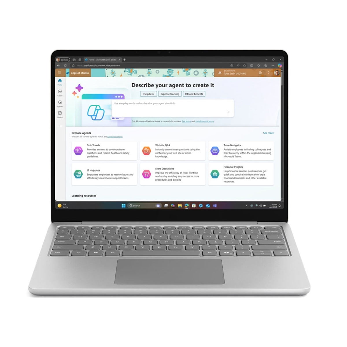 Microsoft Surface Laptop 13" Touchscreen Copilot+ PC, Qualcomm ...