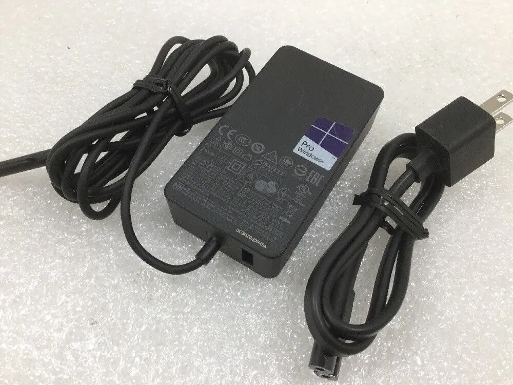 Pre-Owned Microsoft Surface Pro 4, and Surface Pro 3 36W Power Supply ...