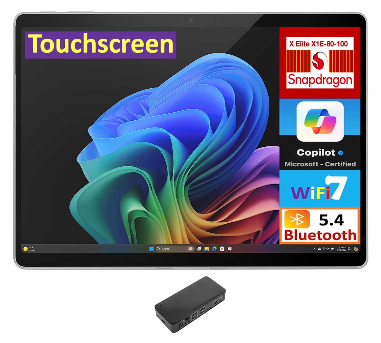 Microsoft Surface Pro AI Powered 2-in-1 Laptop 13.0in Touchscreen OLED ...