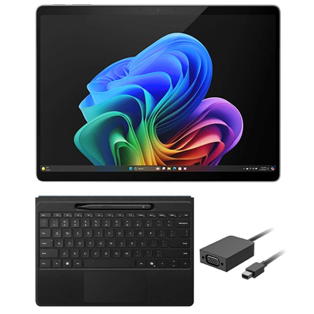 Microsoft Surface Pro Copilot+ PC + Mini DisplayPort to VGA Adapter ...