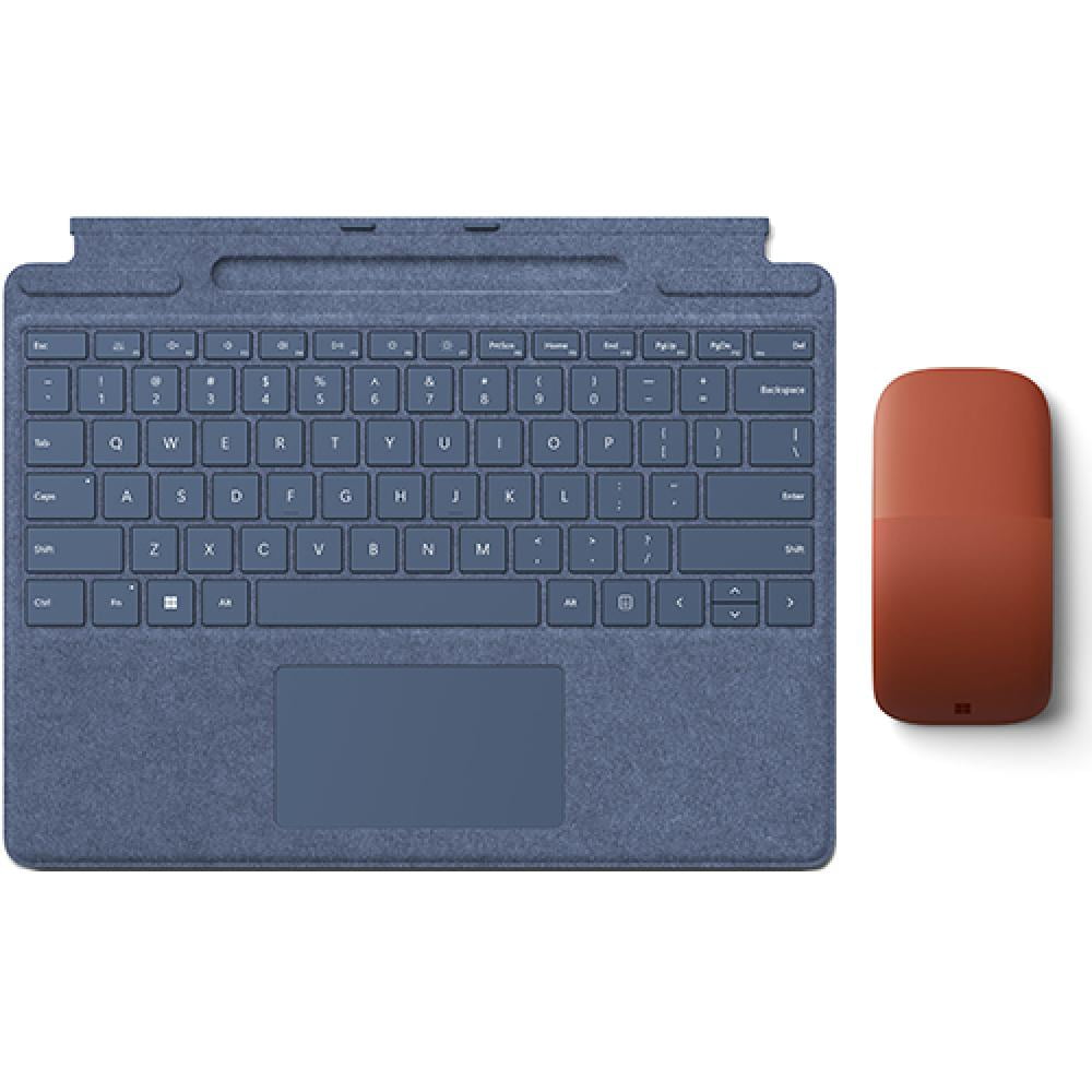 Microsoft Surface Pro Signature Keyboard Sapphire + Microsoft Surface ...