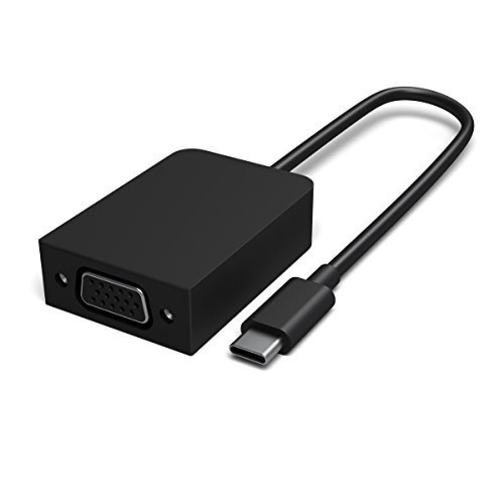 Microsoft Surface USB-C to VGA Adapter Black - Compatible w/ Surface ...