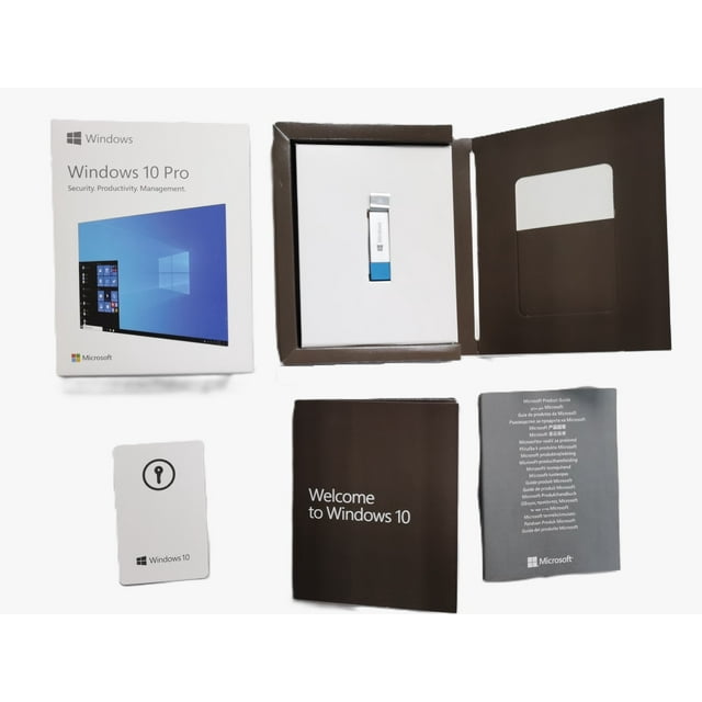 Microsoft Windows 10 Pro 64-BIT (USB) - Walmart.com