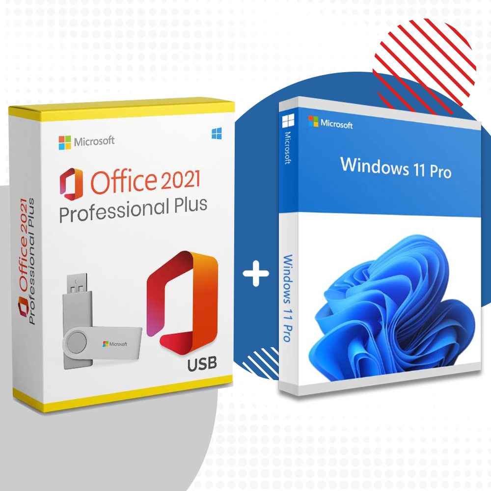Microsoft Windows 11 Pro with Office 2021 Pro Plus(USB) - Walmart.com