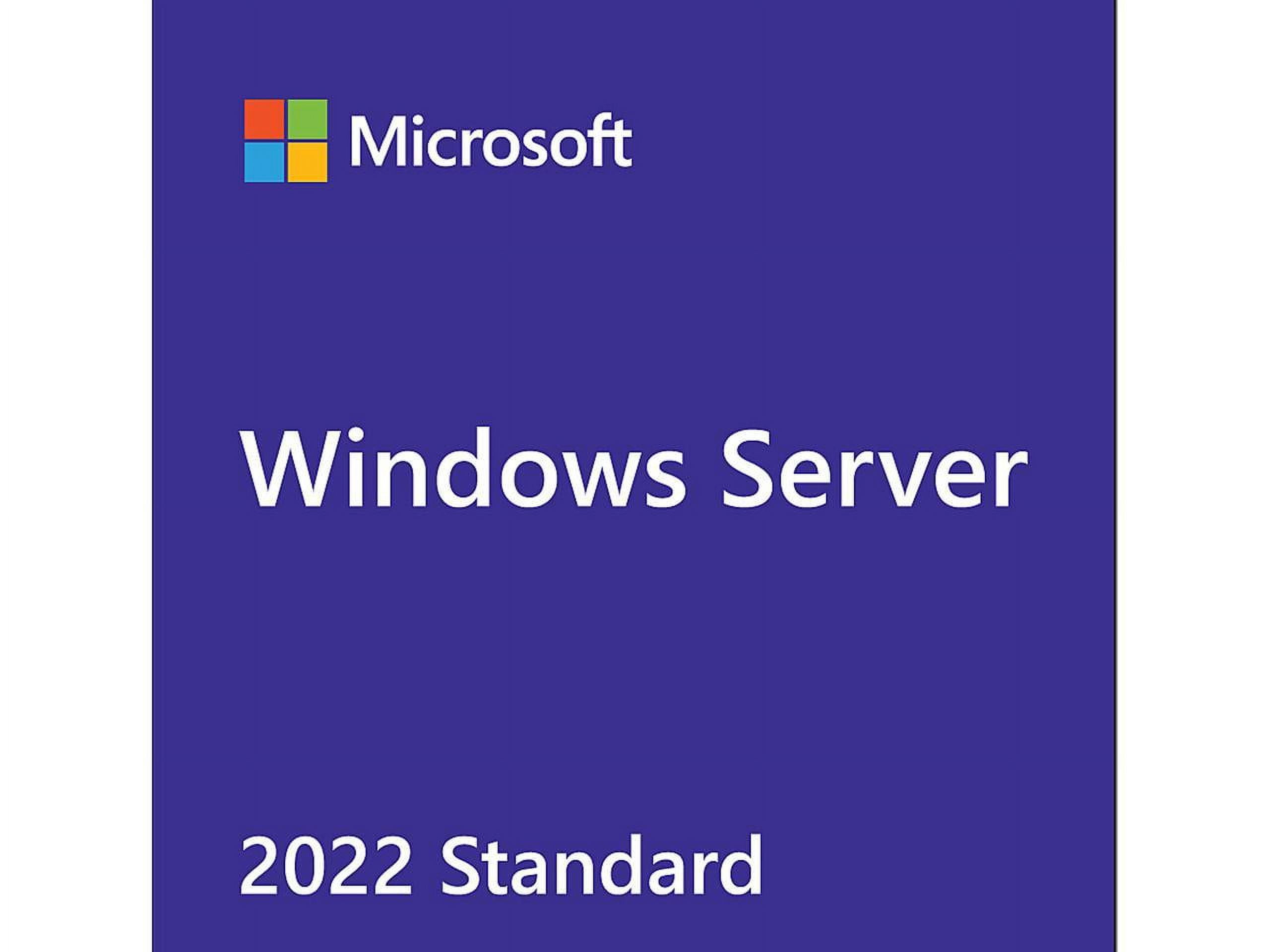 Microsoft Windows Server 2022 Standard 64-bit, 24 Core, OEM, DVD ...