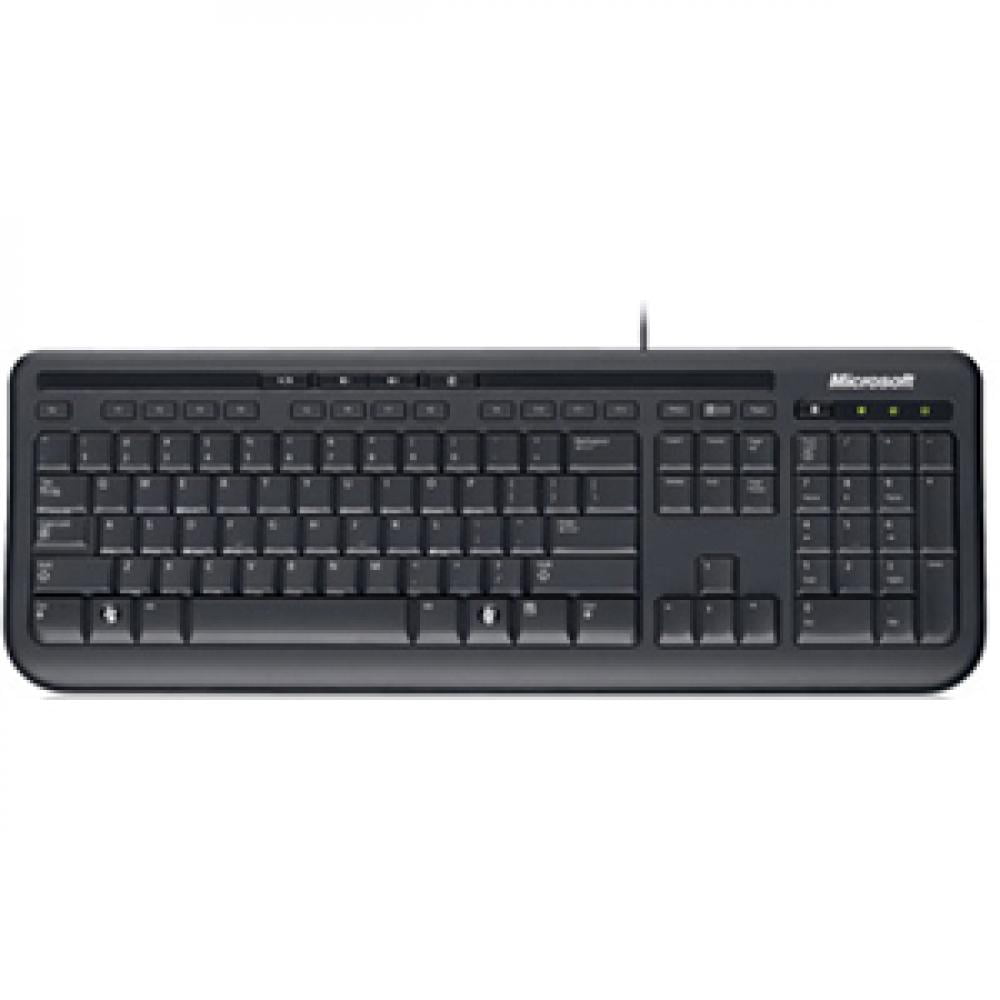 Microsoft Wired Keyboard 600 - USB - Black - English - Walmart Business ...