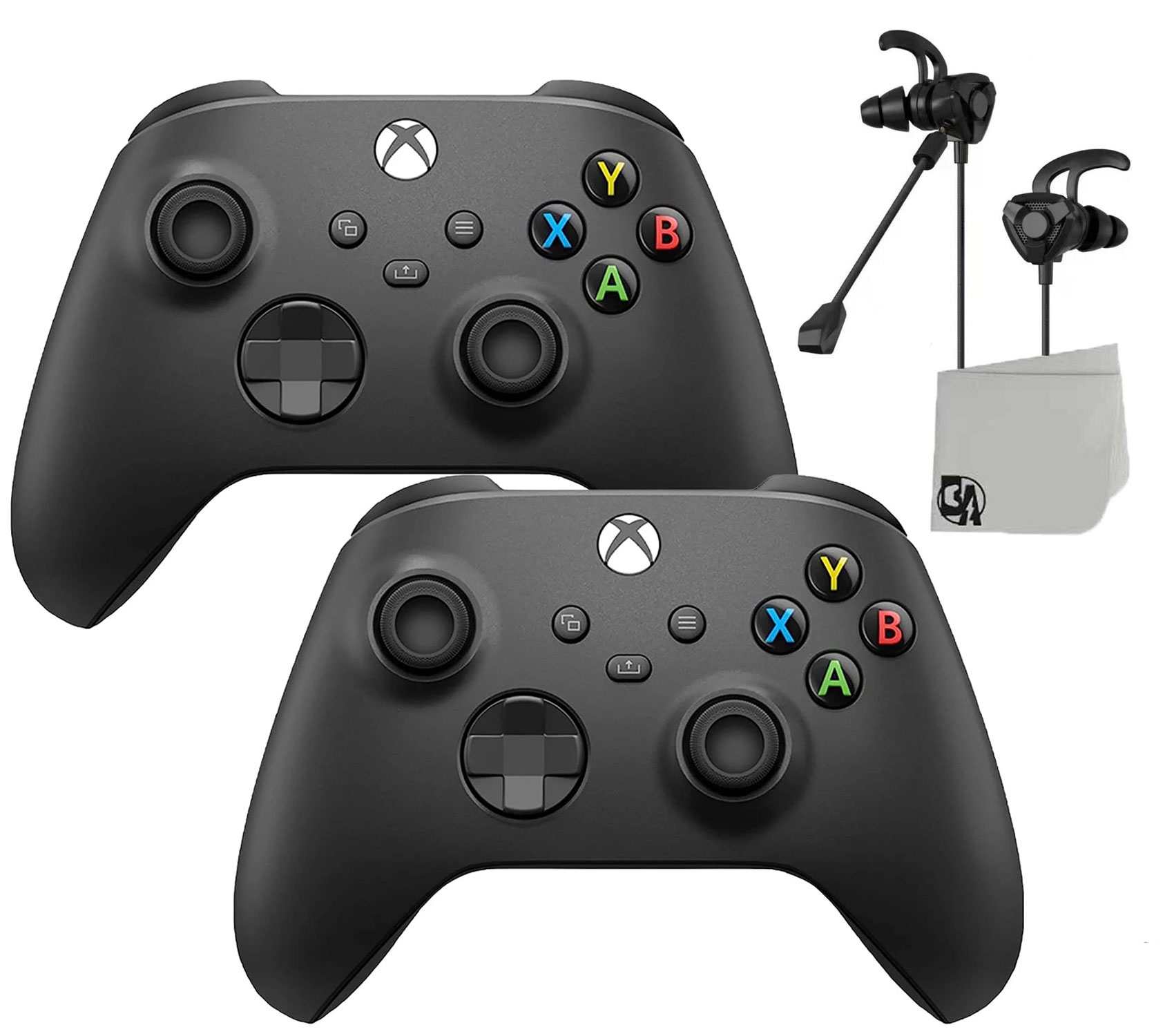 Microsoft Wireless 2 Controller Bundle - Carbon Black Xbox - Like New ...