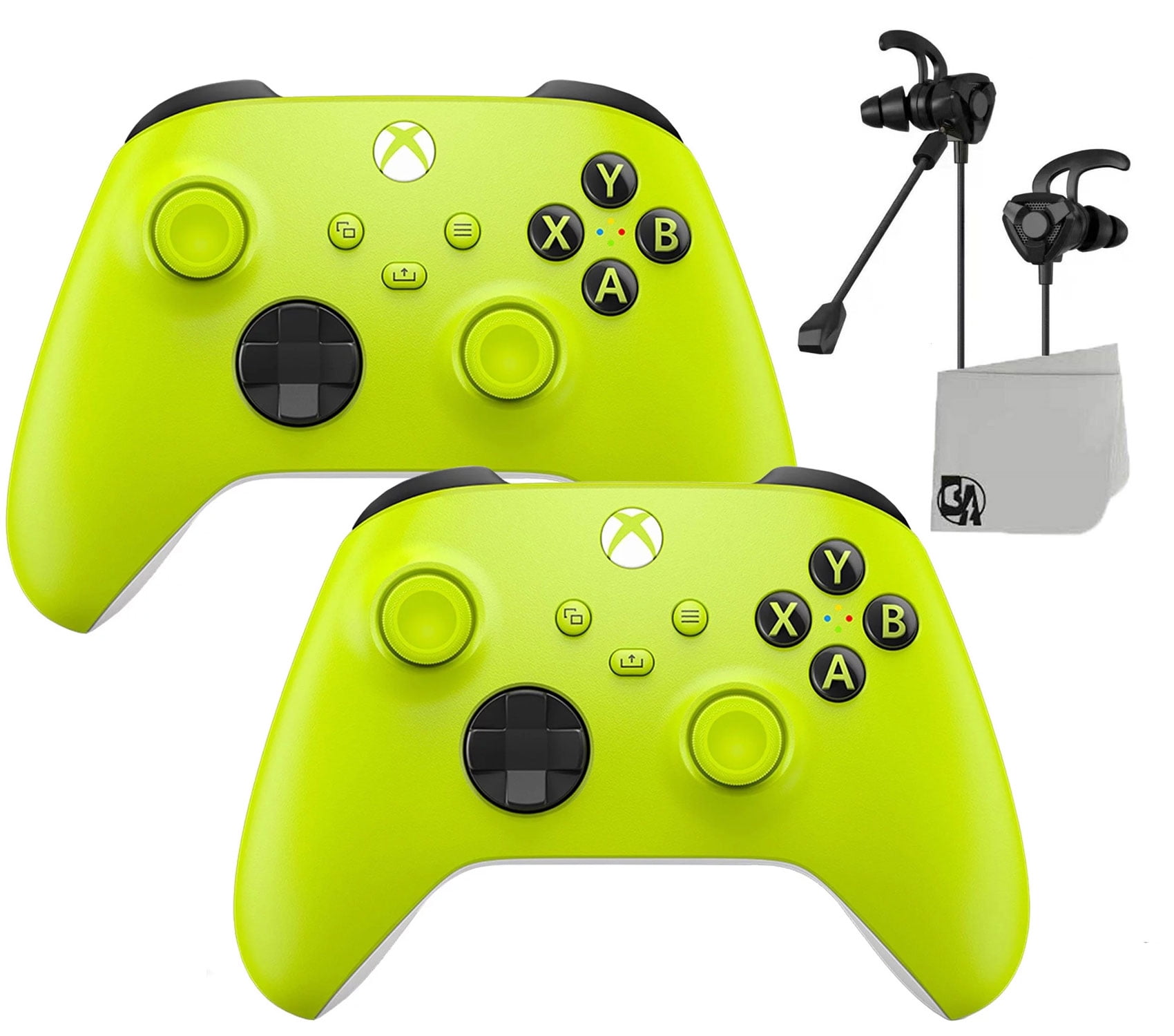 Microsoft Wireless 2 Controller Bundle - Volt Yellow Xbox - Like New ...
