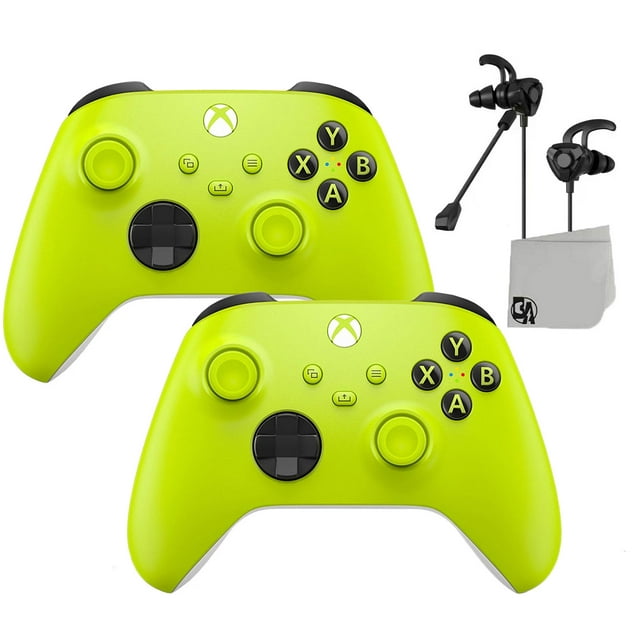 Microsoft Wireless 2 Controller Bundle - Volt Yellow Xbox - Like New ...