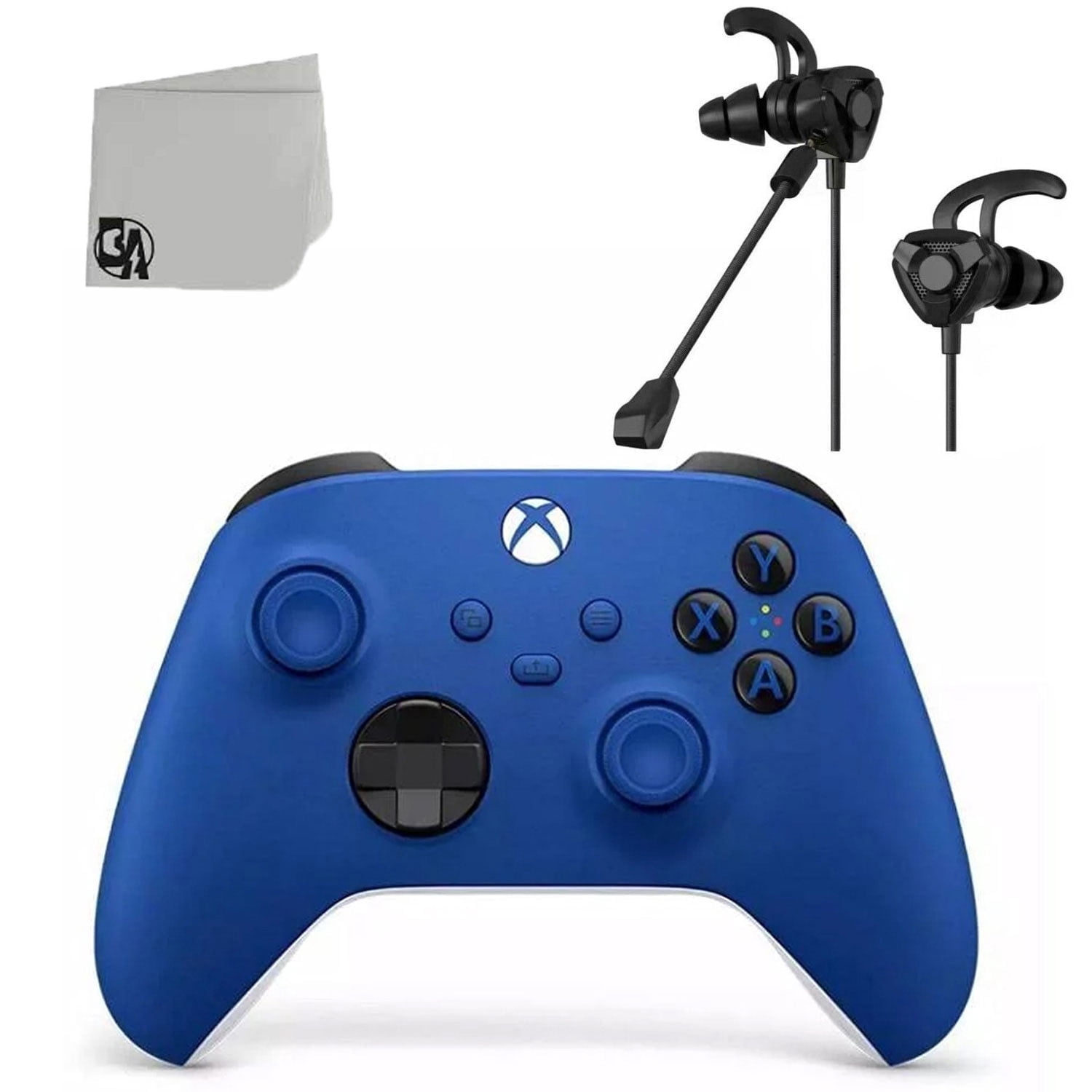 Pre-Owned Microsoft Wireless Controller Bundle - Shock Blue Xbox With ...