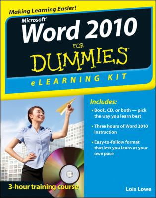 Pre-Owned Word 2010 eLearning Kit for Dummies [With CDROM] (Paperback ...