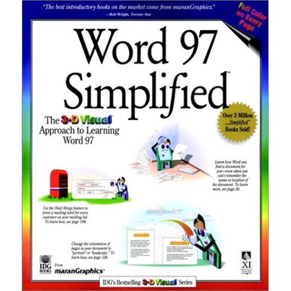 Pre-Owned Microsoft? Word 97 Simplified: IDG's 3-D Visual Series ...