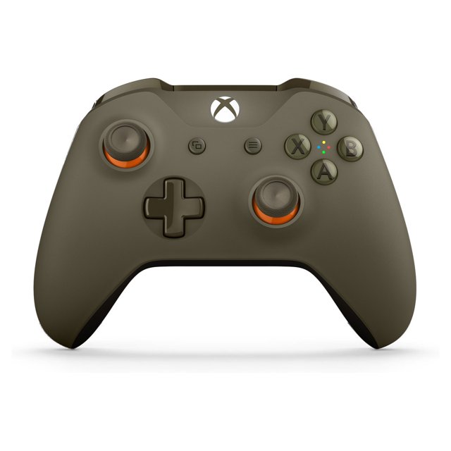 Microsoft Xbox One Bluetooth Wireless Controller Green/Orange (Walmart ...