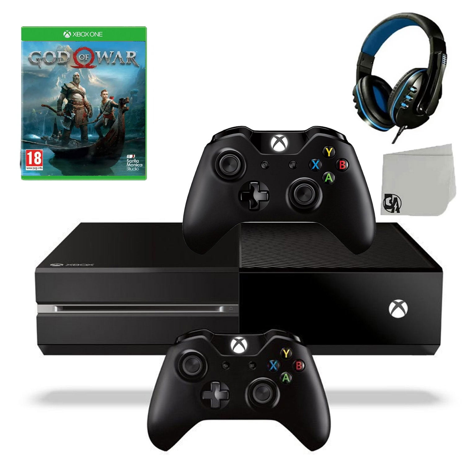 Microsoft Xbox One Original 500GB Gaming Console Black Headset 2 ...