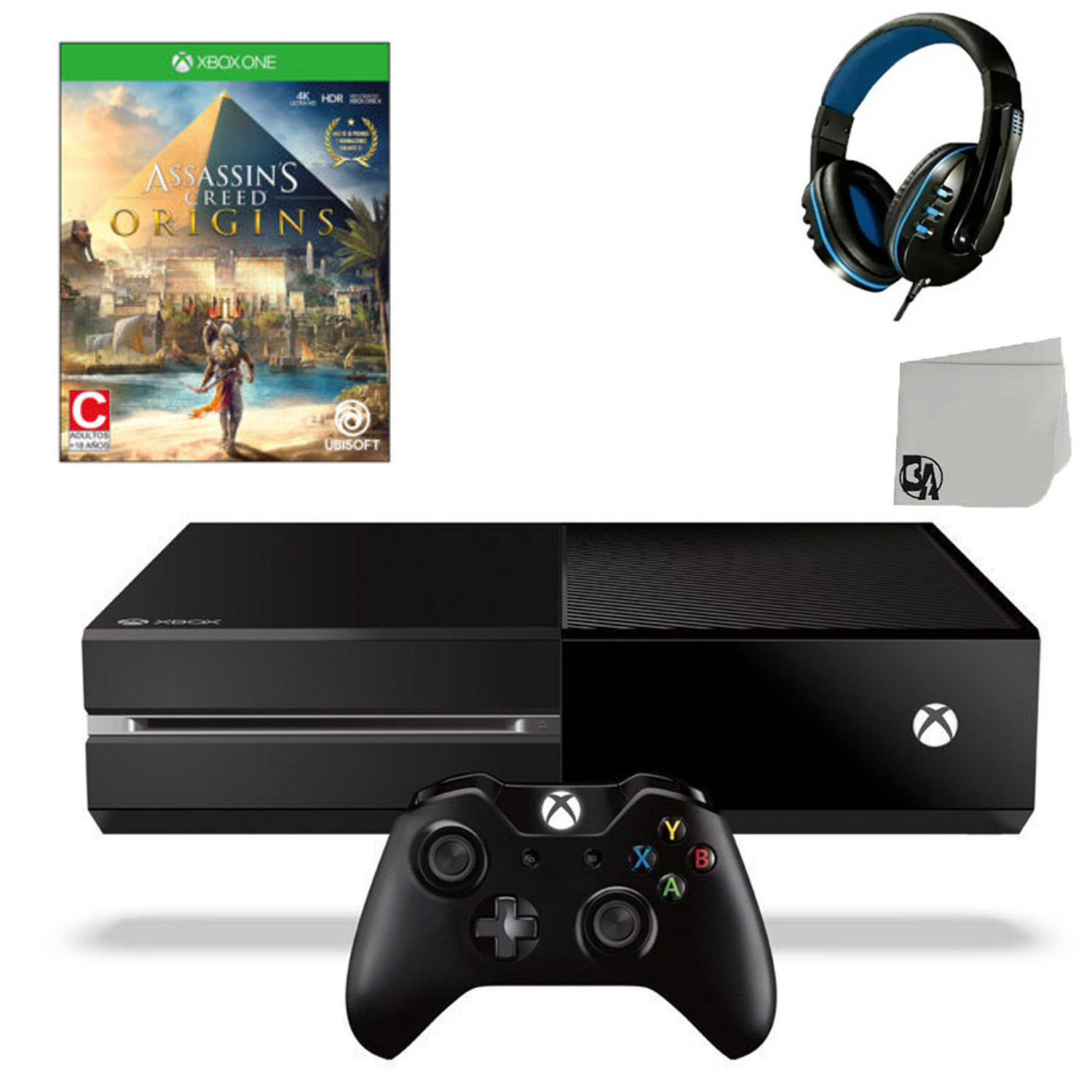 Microsoft Xbox One Original 500GB Gaming Console Black Headset With ...