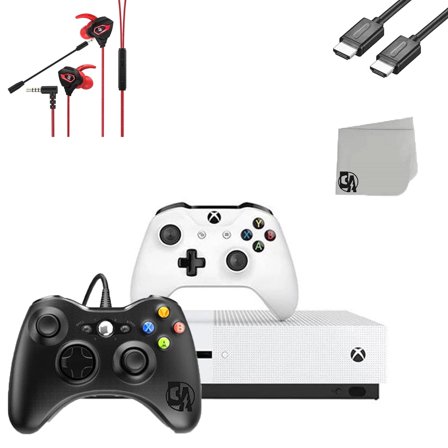 Pre-Owned Microsoft Xbox One X 1TB Black Gaming Console With 2 ...