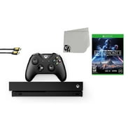 Microsoft Xbox One X 1TB Gaming Console Black with BOLT AXTION Bundle ...