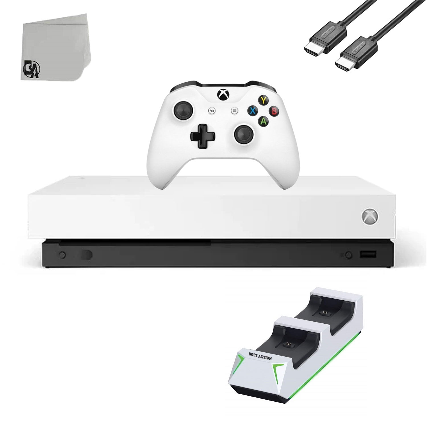Microsoft Xbox One X 1TB Gaming Console White with HDMI Cable ...
