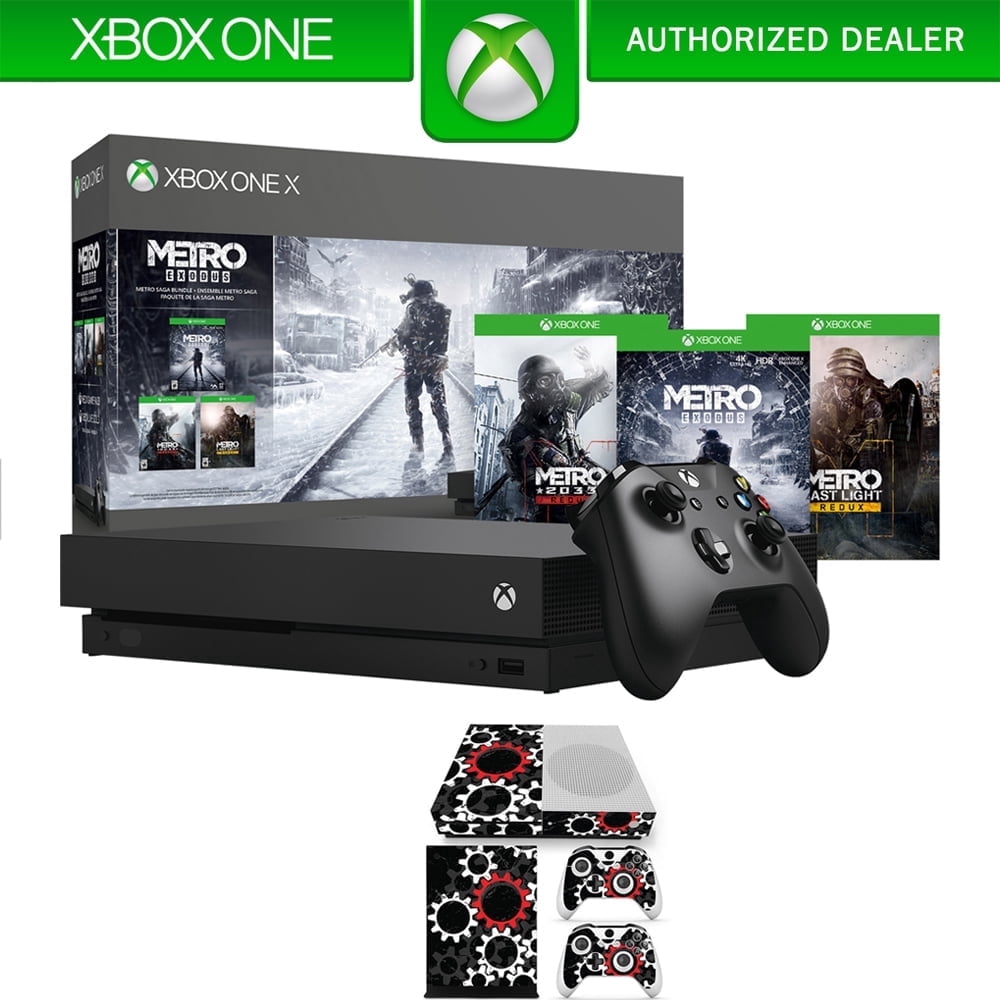 Microsoft Xbox One X Metro Saga Bundle: 1 TB Console + 3 Metro Games ...