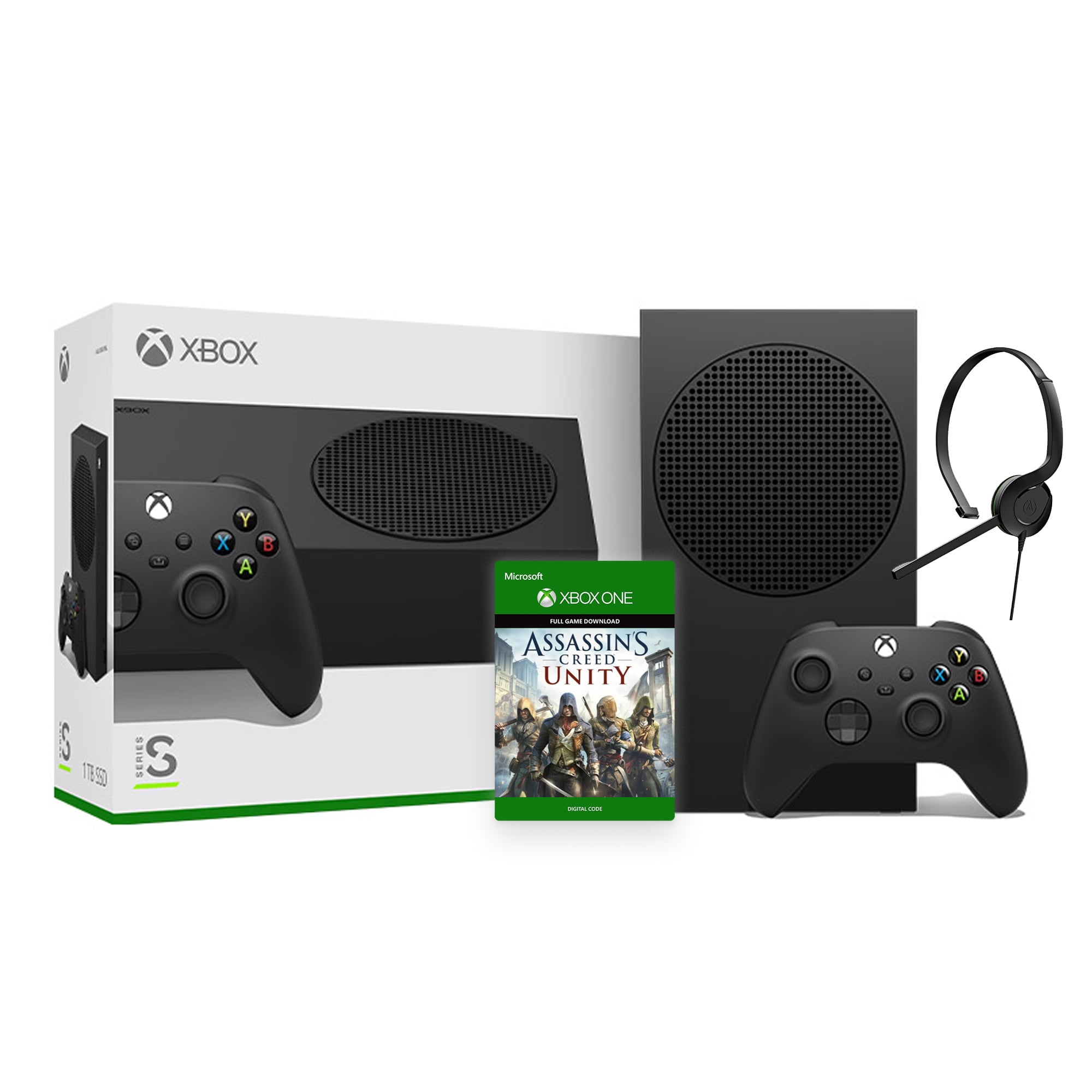 Microsoft Xbox Series S 1TB Black Console and Wireless Controller ...