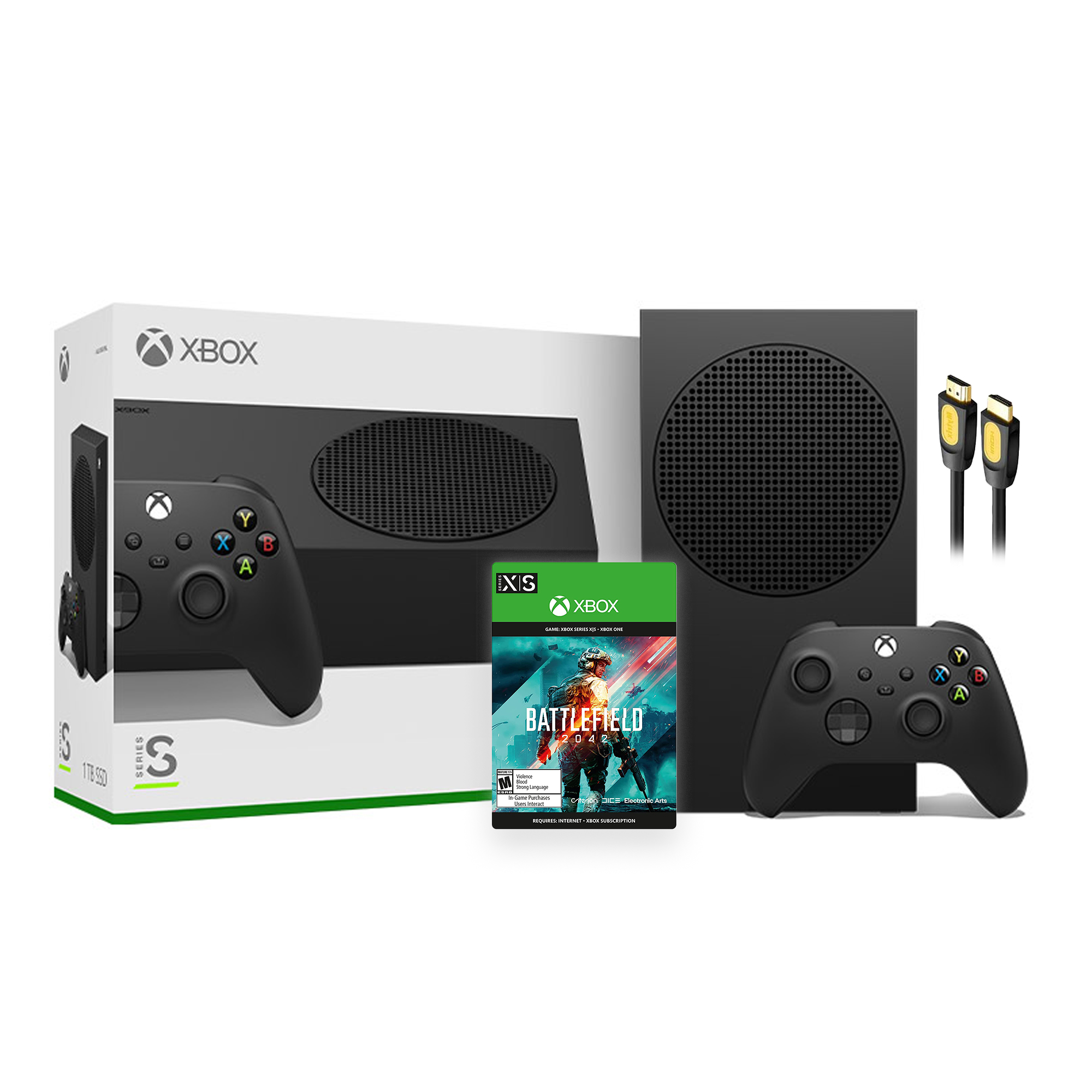 Microsoft Xbox Series S 1TB Black Console and Wireless Controller ...