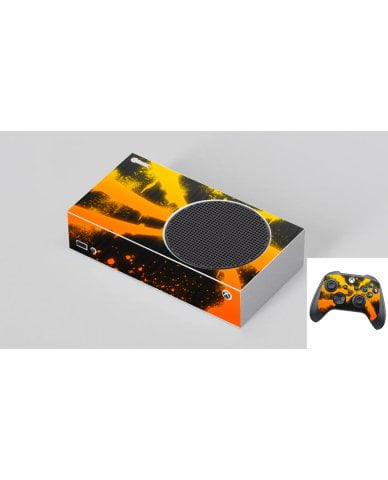 Microsoft Xbox Series S ORANGE TWIST Laptop Skin - Walmart.com